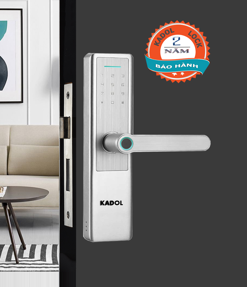 Khoá Vân Tay Cửa Thông Phòng Kadol S5