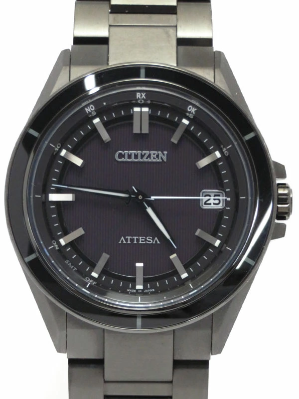 CITIZEN CB3035-72E [ATTESA Eco-Drive Direct Flight ACT Line Black Titanium]