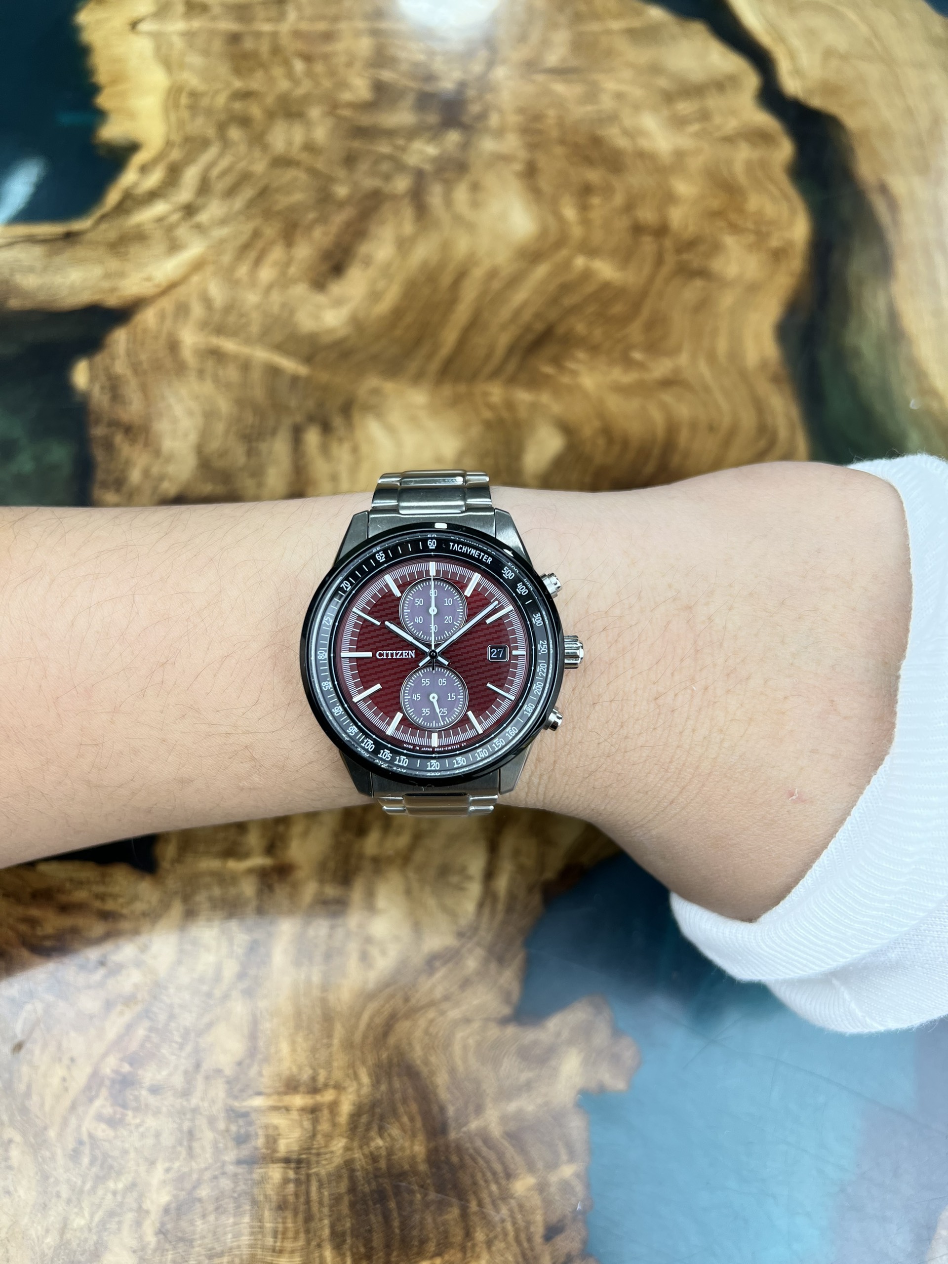 Citizen Eco-Drive CA-7034-96W | B642-S122147 | size 41mm | Mã số 4172