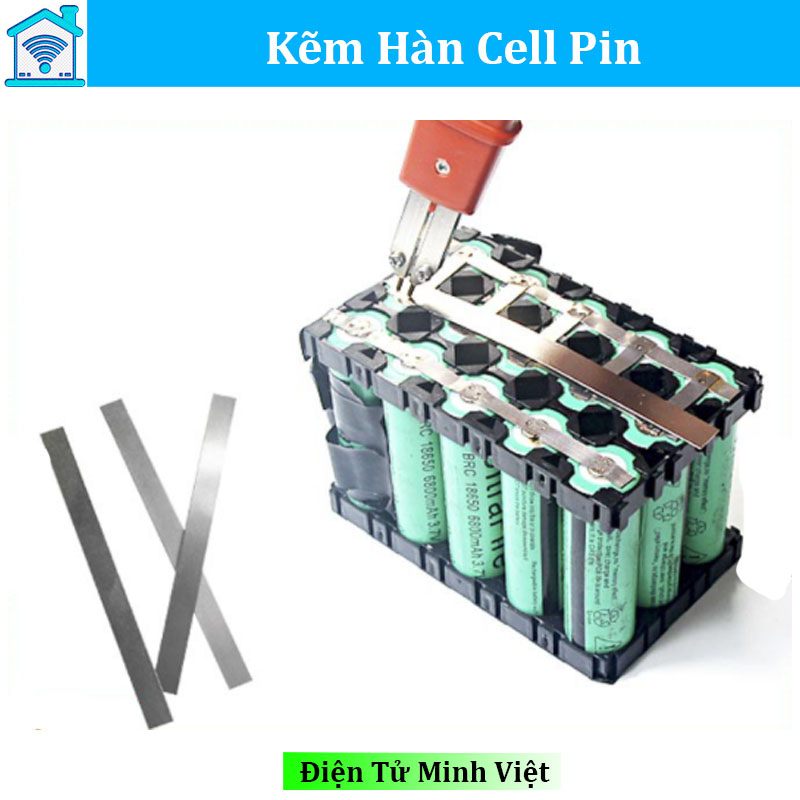 Dây Kẽm Hàn Cell Pin 18650 0.1mmx5mmx1M Điện tử Minh Việt
