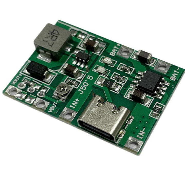 Mạch Sạc Pin 18650 Tích Hợp Tăng áp 4V~27V J5019