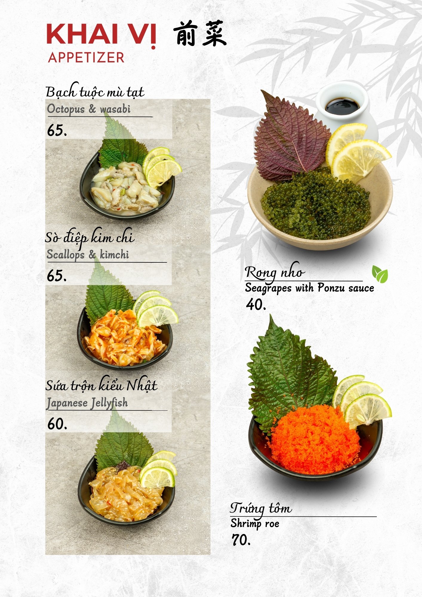 MENU TRẠM SUSHI | Tiệm đồ ăn Nhanh Nhật Bản.