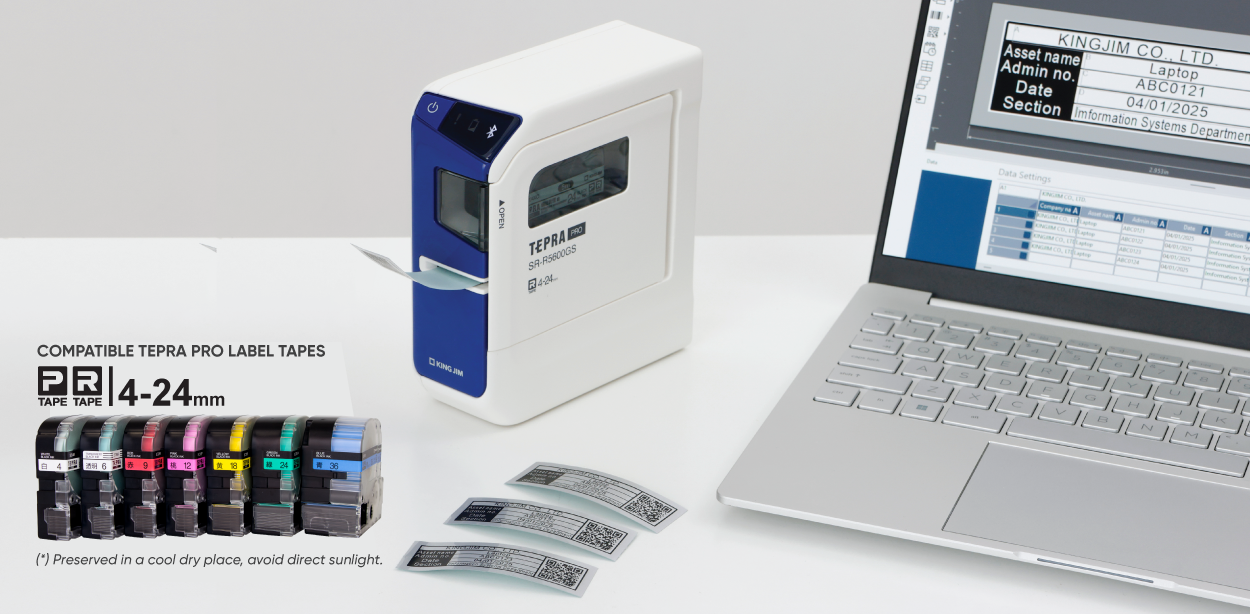 Release of the TEPRA PRO SR-R5600GS Label Printer - KING JIM