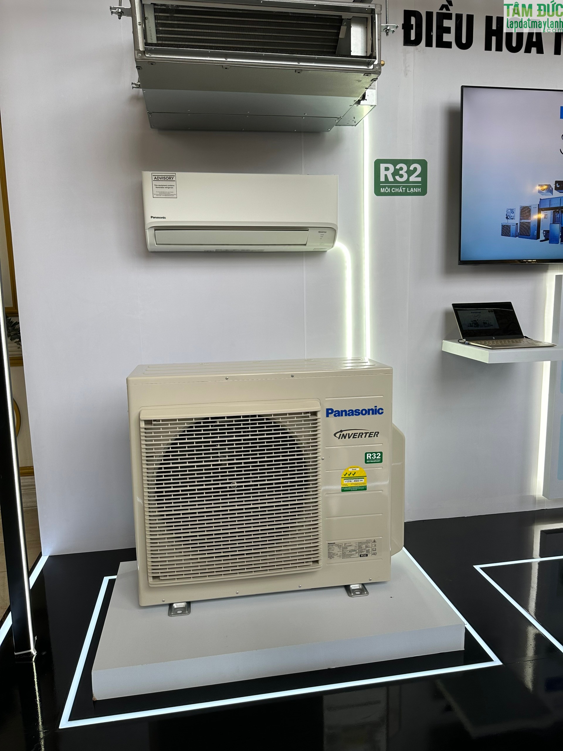 Hệ thống máy lạnh Multi Split Inverter Panasonic R32 (2.0HP - 4.0HP)