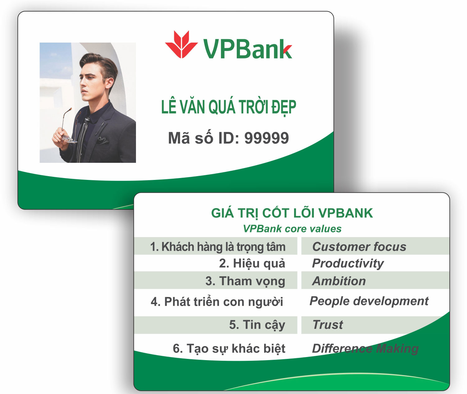 Thẻ nhân viên ngân hàng VPBank giá rẻ - Vĩnh Trường Lộc | Thẻ nhựa, In ...