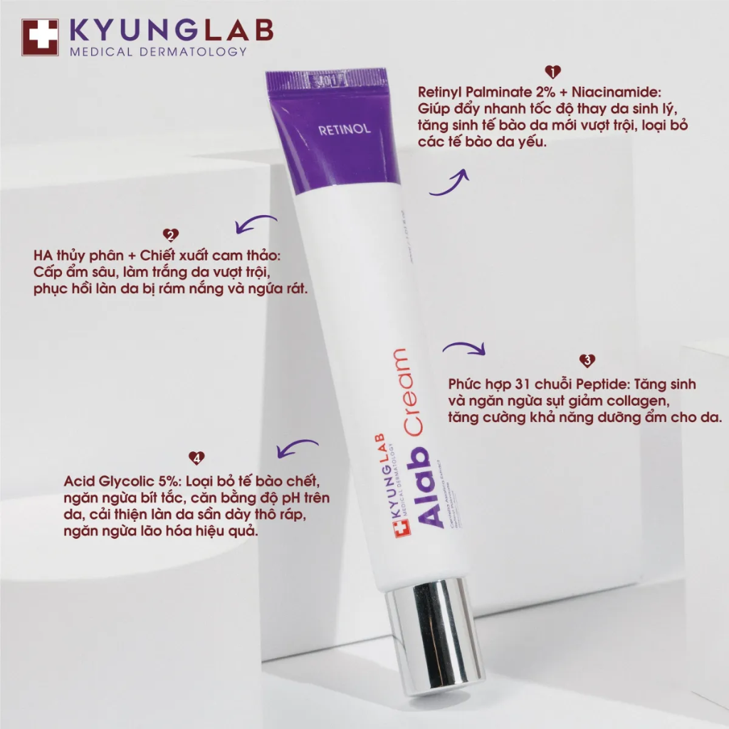 KyungLab Kem Dưỡng Alab Retinol 2.0 Cream 30ml