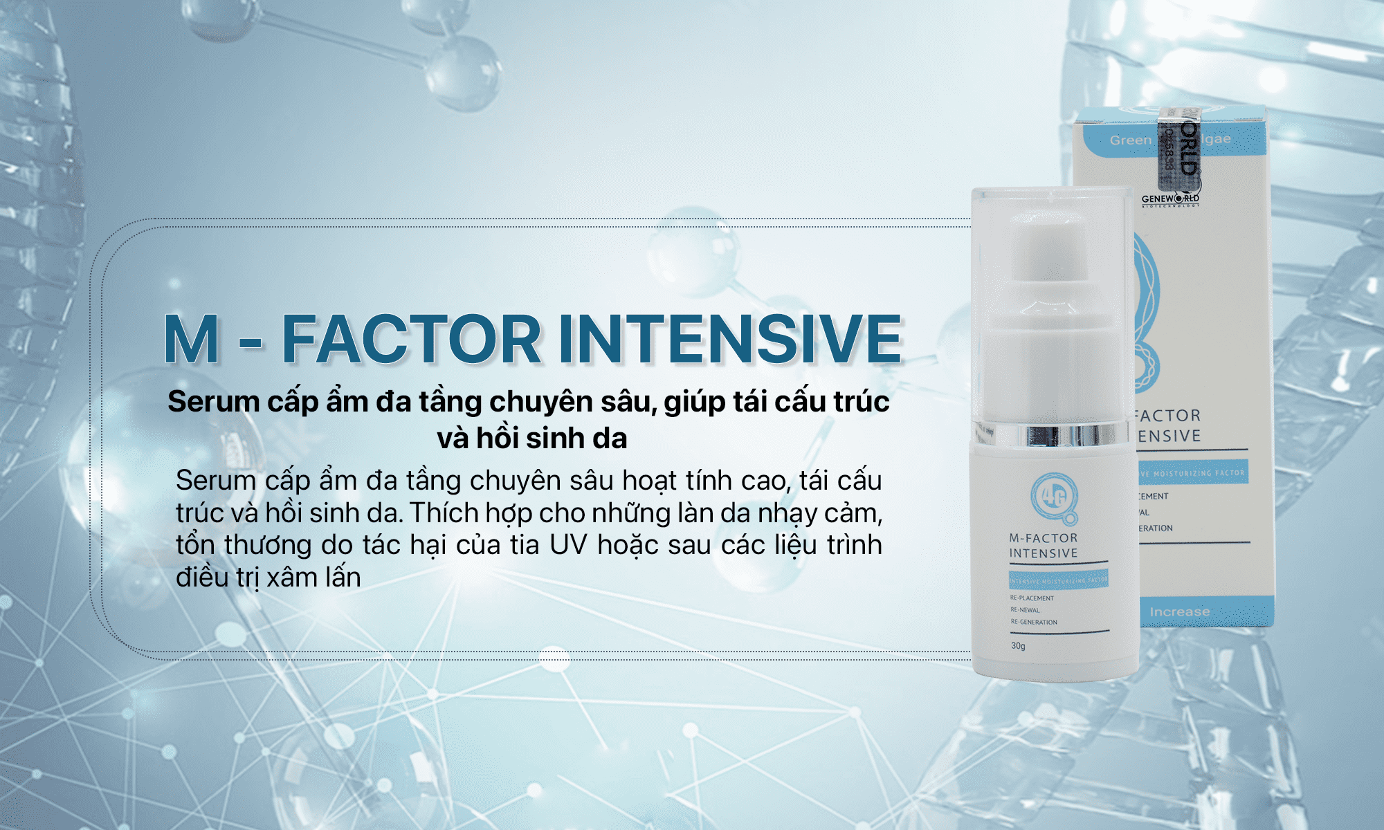 Serum dưỡng ẩm M-Factor Intensive - Geneworld