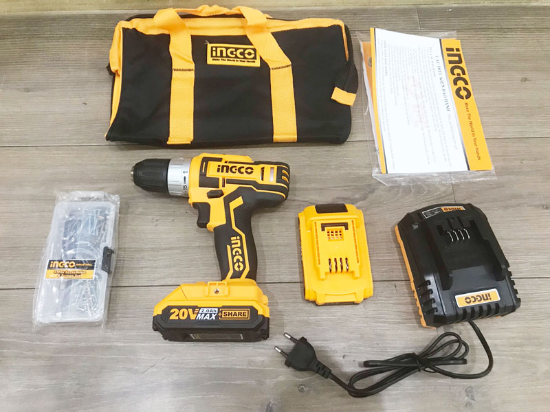 Máy khoan dùng pin 20V Ingco CDLI2002