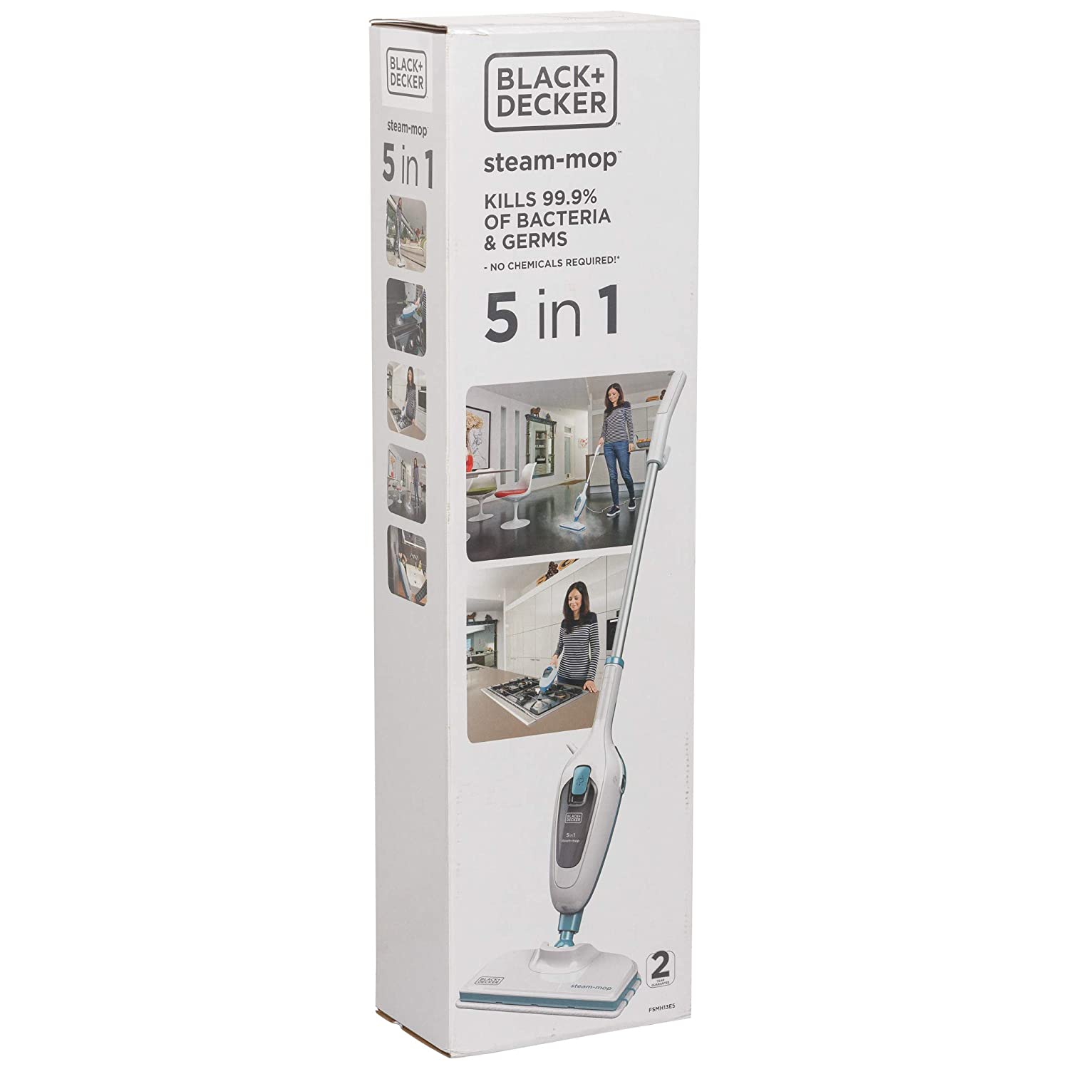 Máy lau sàn hơi nước 5 trong 1 Black&Decker FSMH13E5-QS