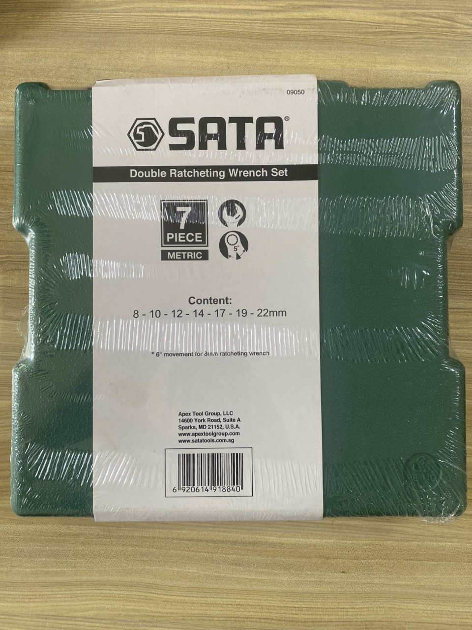 Bộ cờ lê vòng miệng tự động 07 chi tiết Sata 09-050