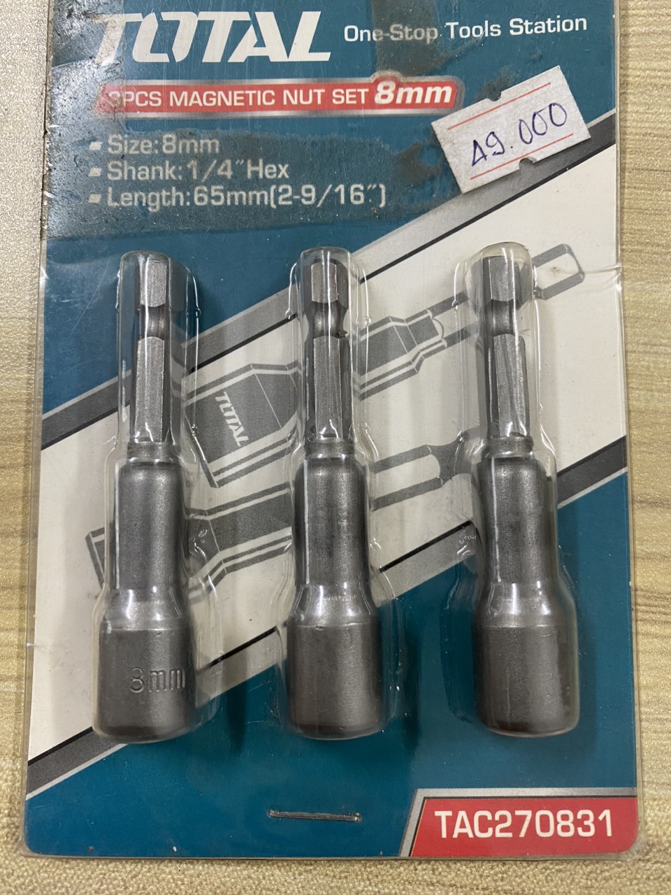 Bộ mũi bắn tôn 3 chi tiết Total TAC270831