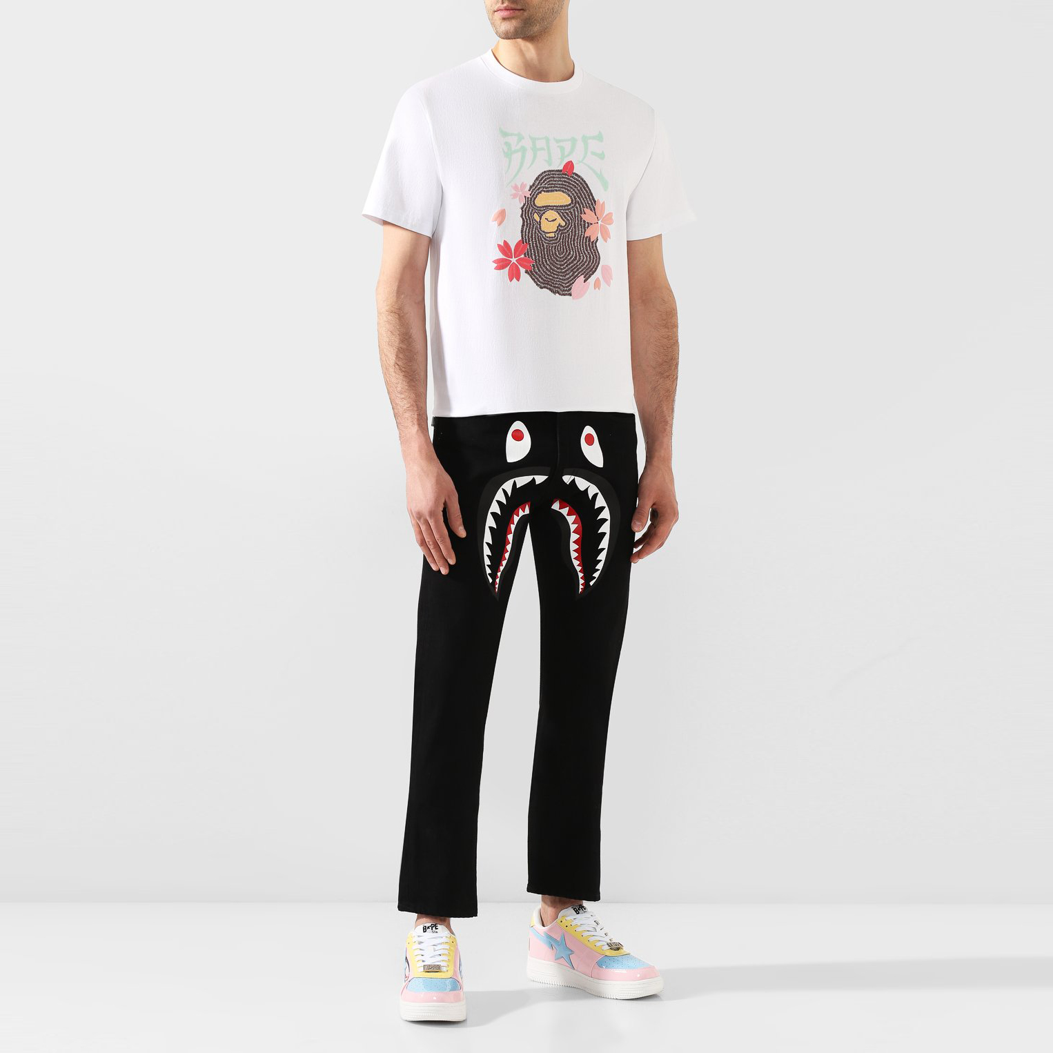 Bape Sta Low 'Mad Shark - Pink' | Duyet Fashion