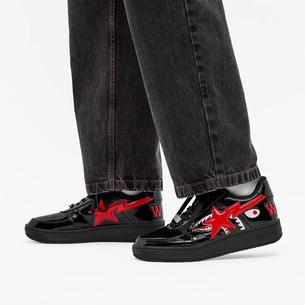 Bape Sta Low 'Mad Shark - Triple Black' | Duyet Fashion
