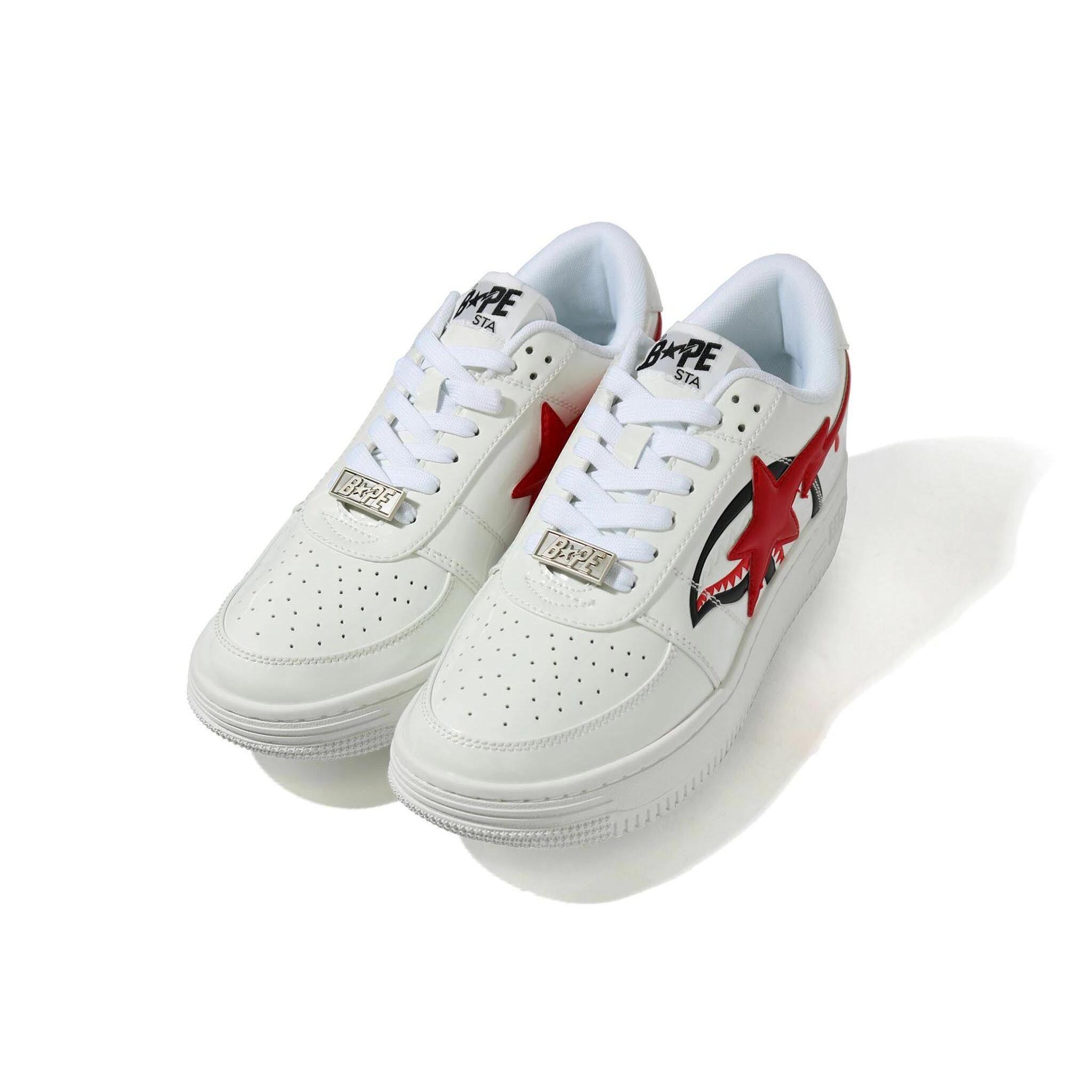 Bape Sta Low 'Mad Shark - White' | Duyet Fashion