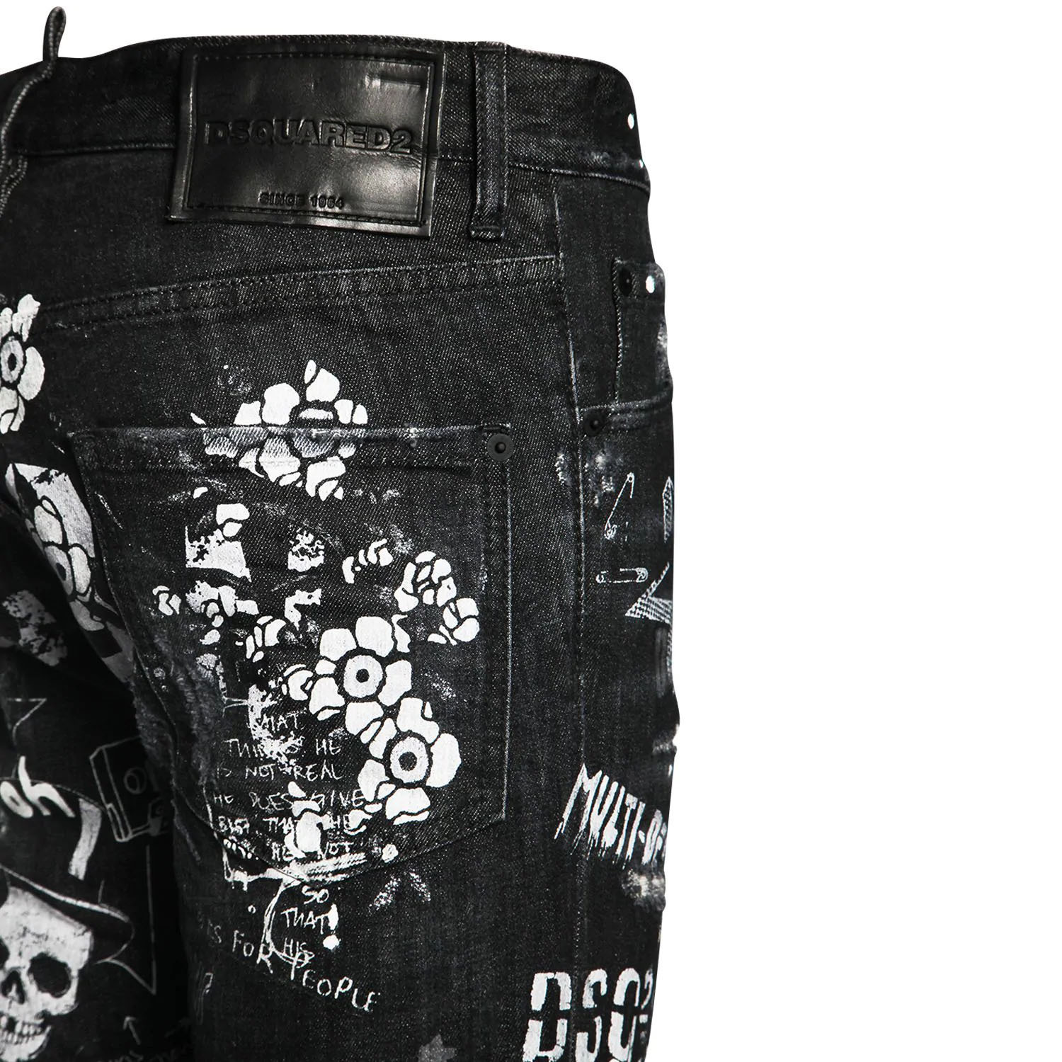 Quần Jeans DSQUARED2 'Graphic ICON' | Duyet Fashion