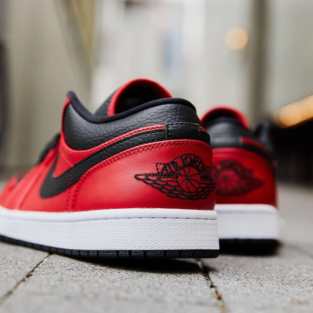 Jordan 1 Low 'Reverse Bred - Black Logo' | Duyet Fashion