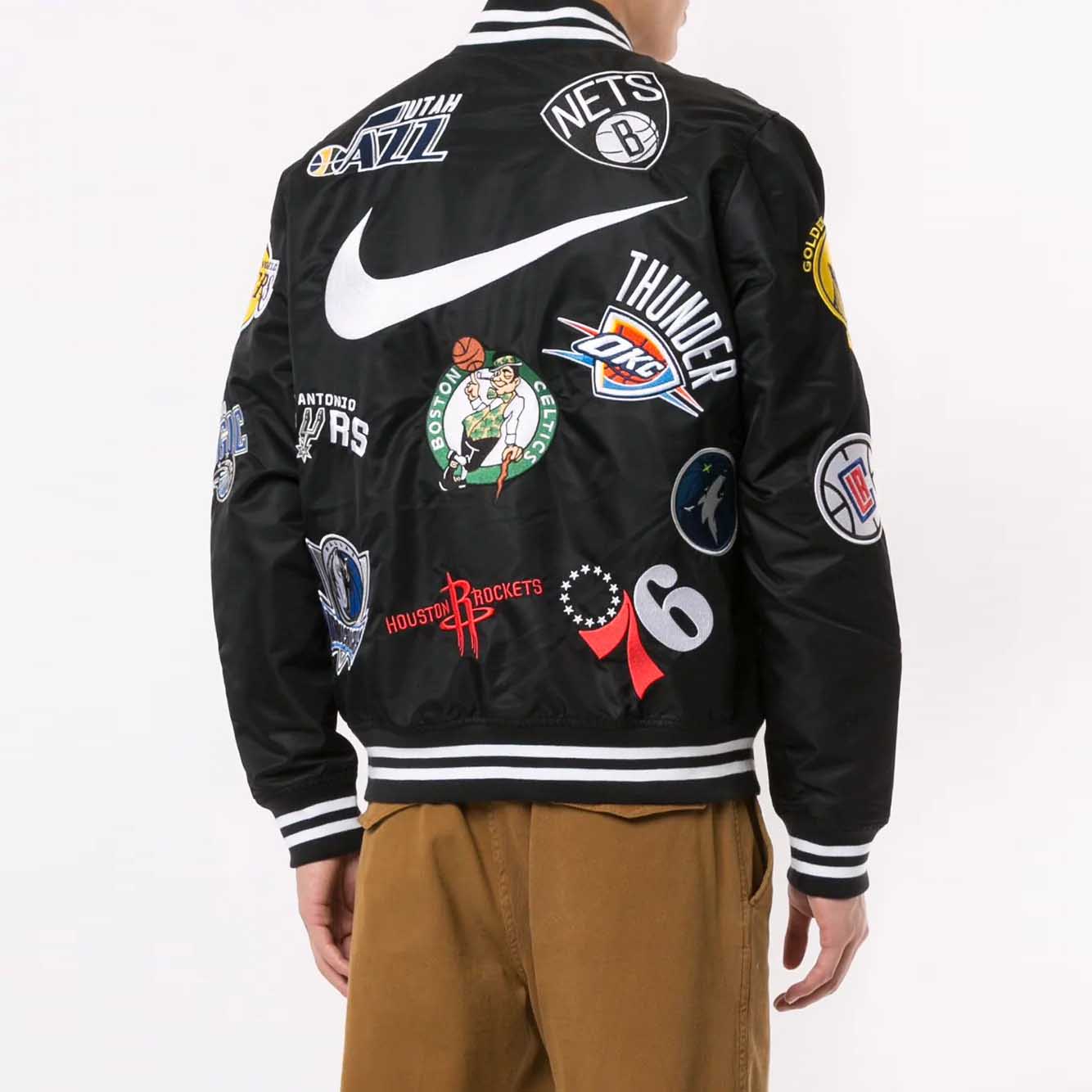 Supreme Nike/NBA Teams Jacket 'Black' | Duyet Fashion