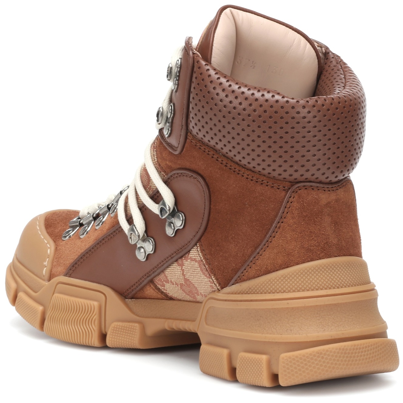 Gucci Flashtrek Leather High 'Brown' | Duyet Fashion