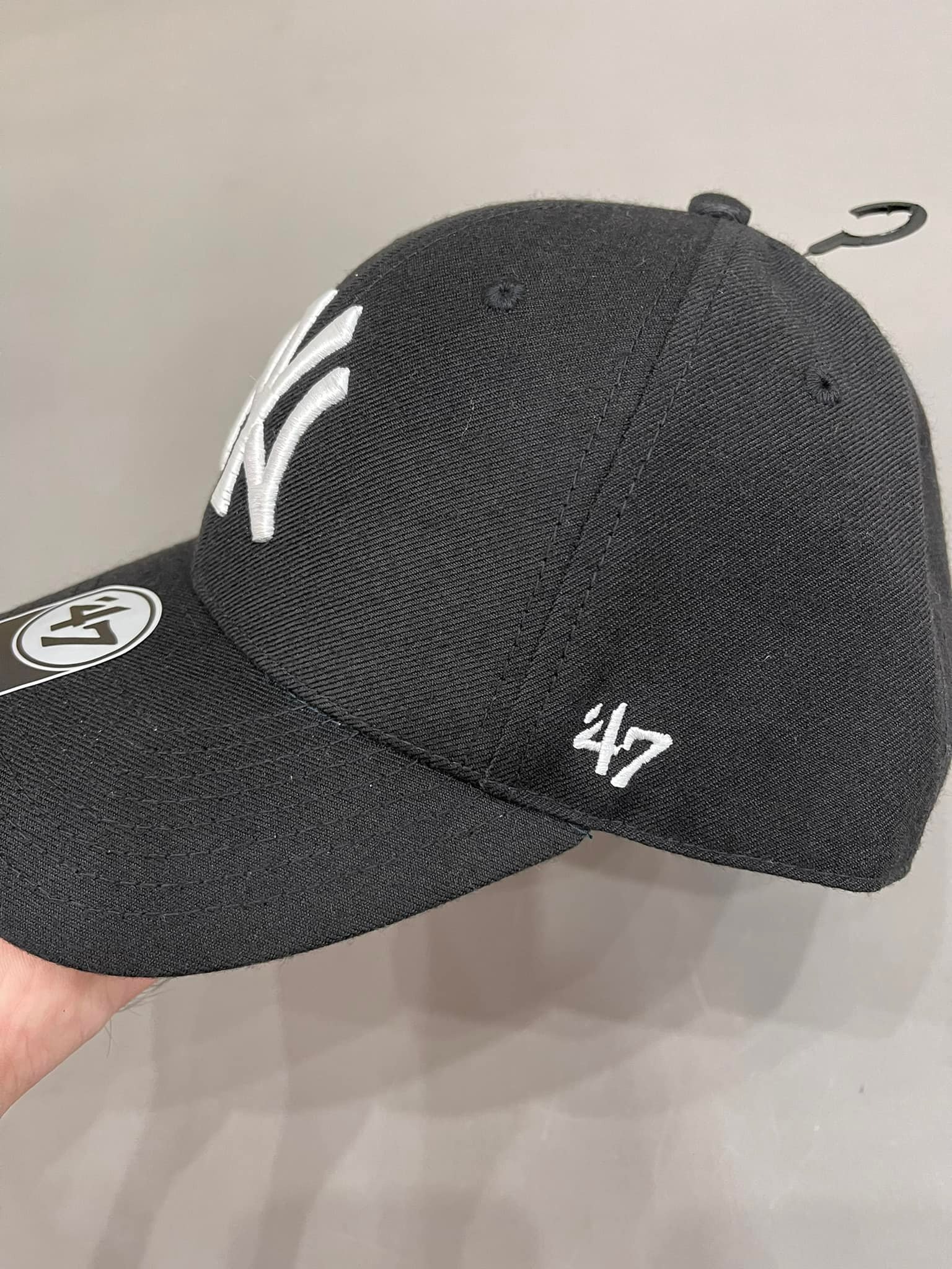 Mũ Thời Trang MLB 47 New York Yankees "Black/White" MLB-004 - Hàng Chính Hãng Bounty Sneakers