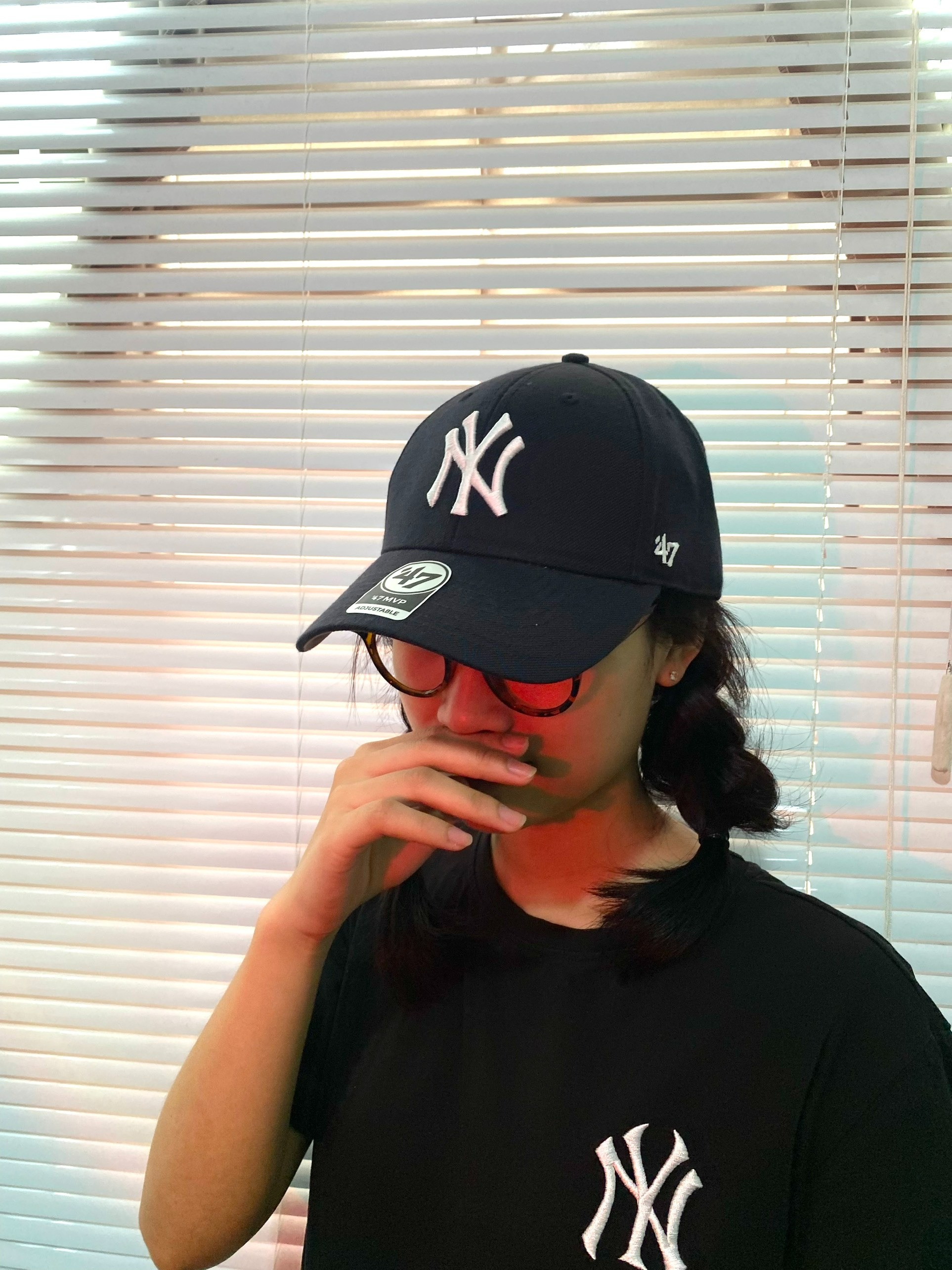 Mũ Thời Trang MLB 47 New York Yankees "Black/White" MLB-004 - Hàng Chính Hãng Bounty Sneakers