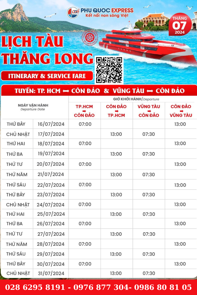 TÀU CAO TỐC: VŨNG TÀU - CÔN ĐẢO Vietbalo Tour