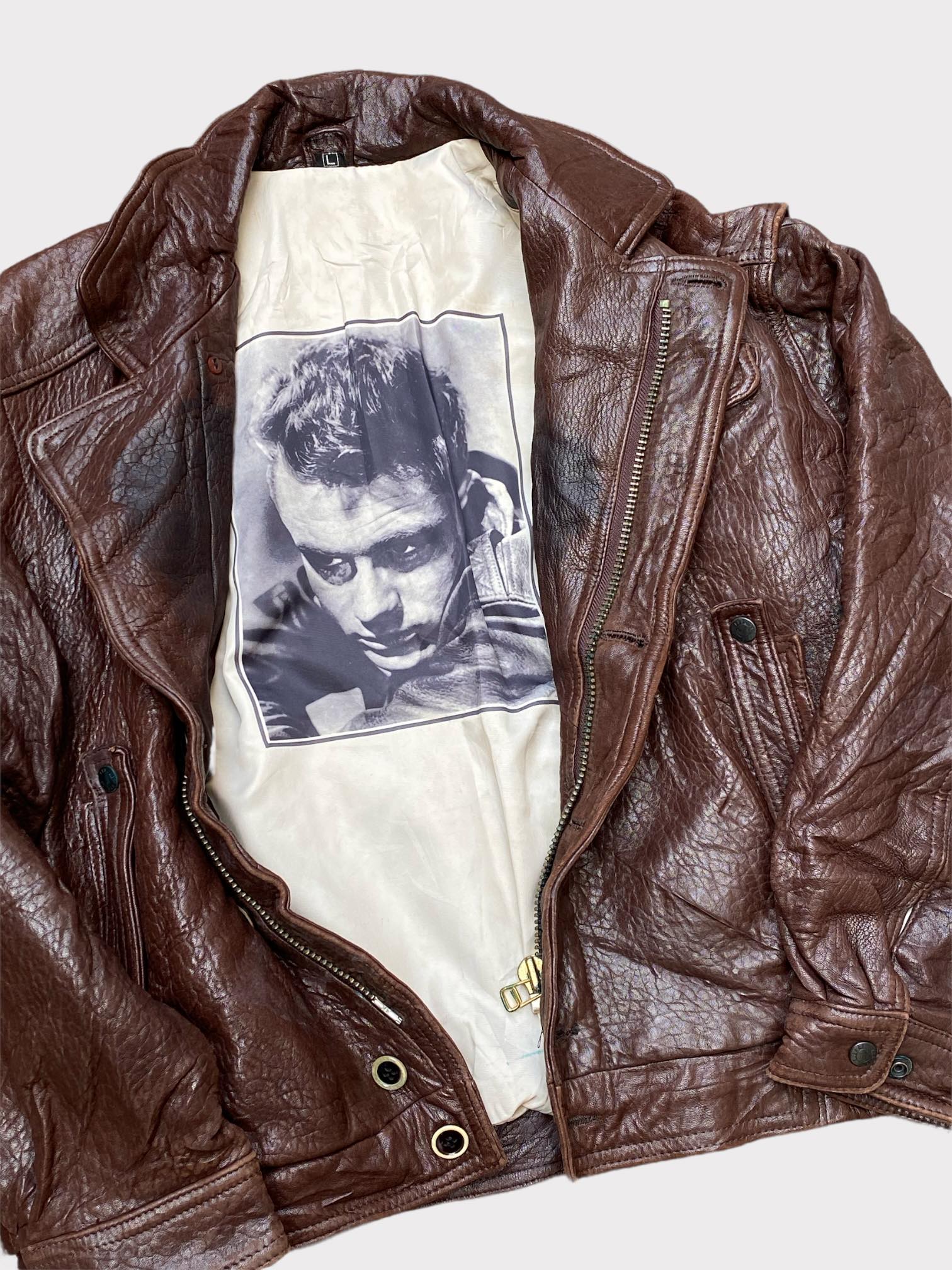 VINTAGE JAMES DEAN LEATHER JACKET