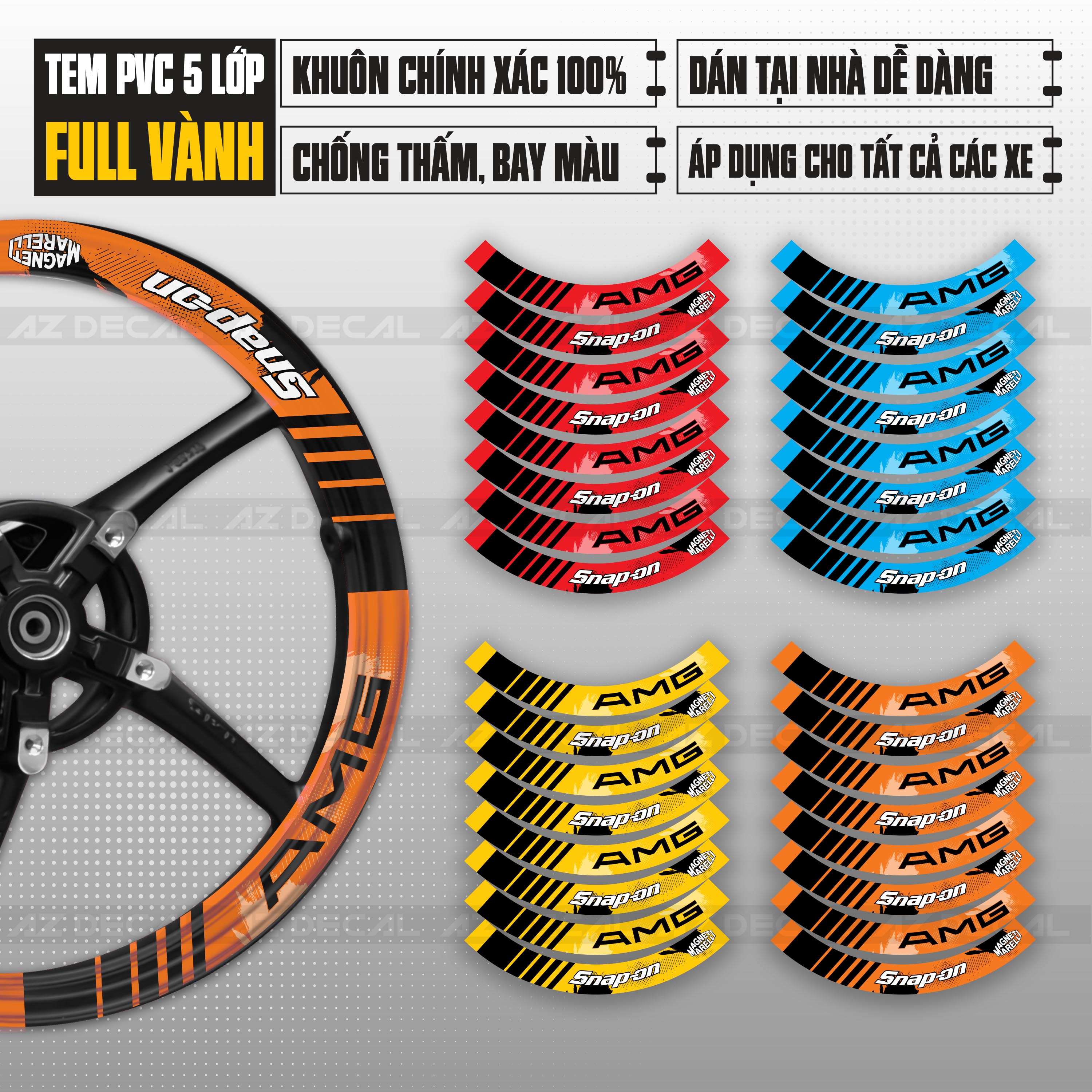 Azdecal.vn - Tem Xe Cao Cấp