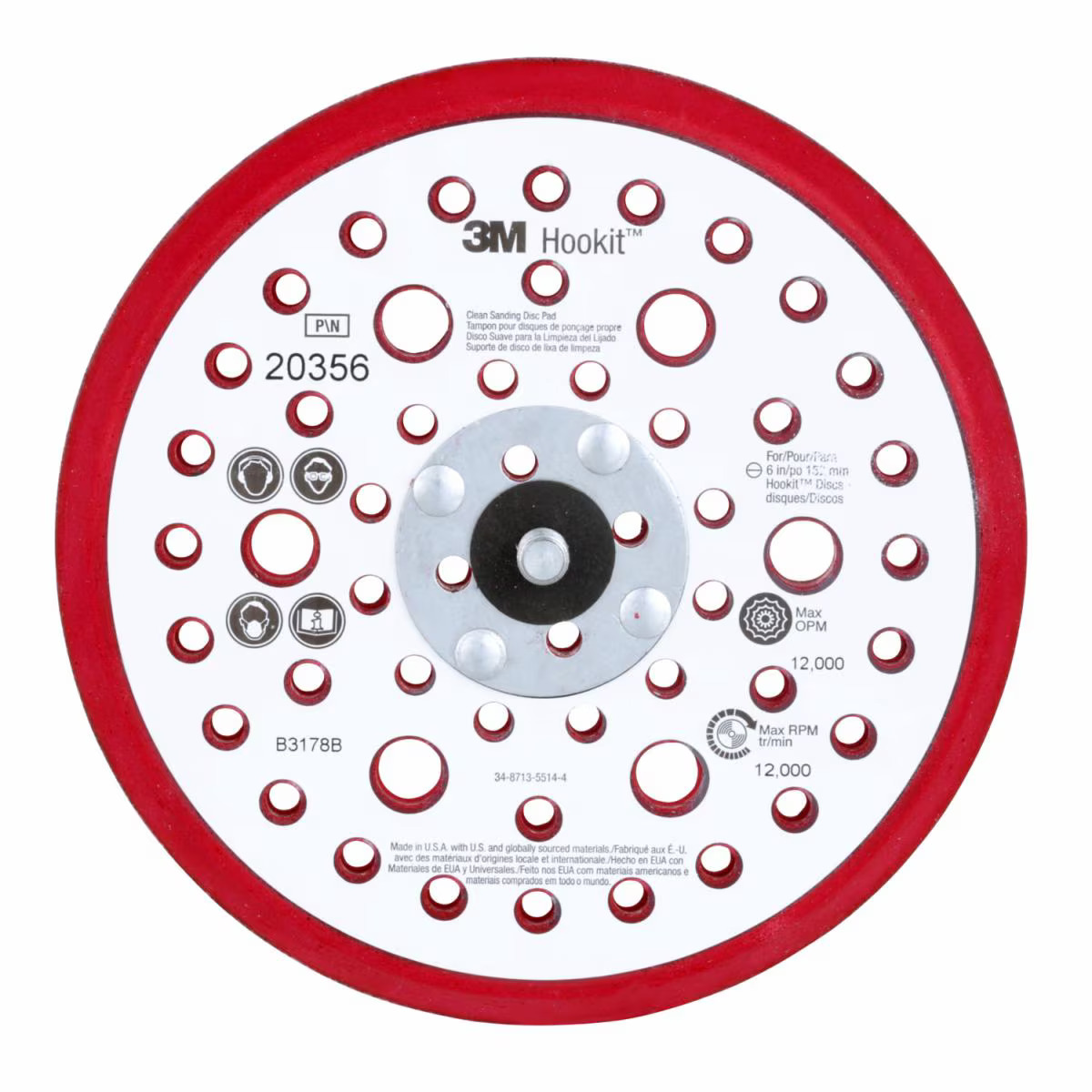 Đế đỡ mặt sau thấp 3M Xtract 20356 | 6 in x 3/8 in x 5/16 in-24 Externa ...