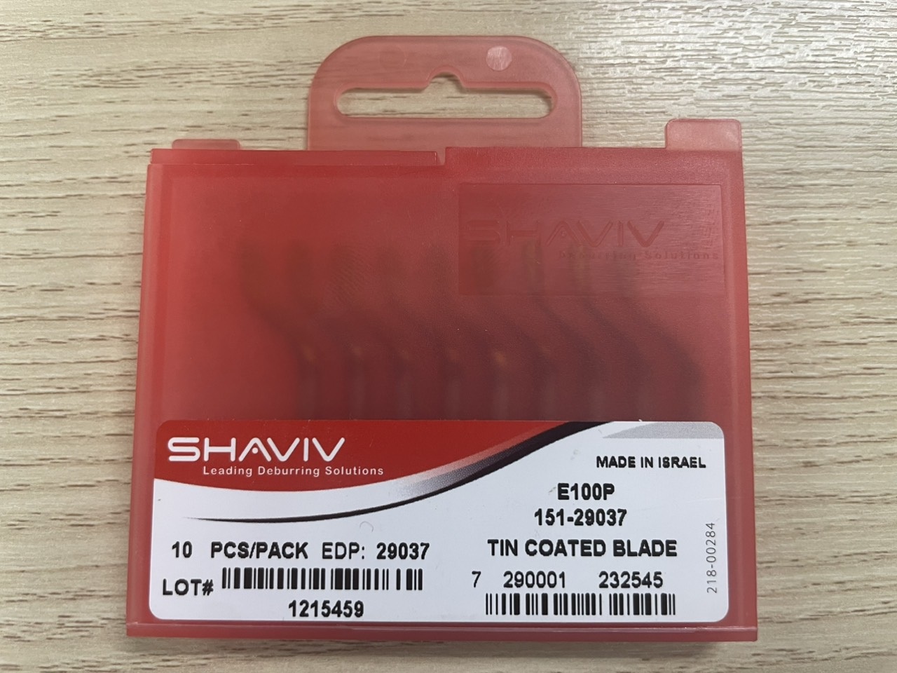 Lưỡi dao cạo bavia E100P SHAVIV - ISREAEL - KHUYẾN MÃI | Vật Tư Cơ Khí 247