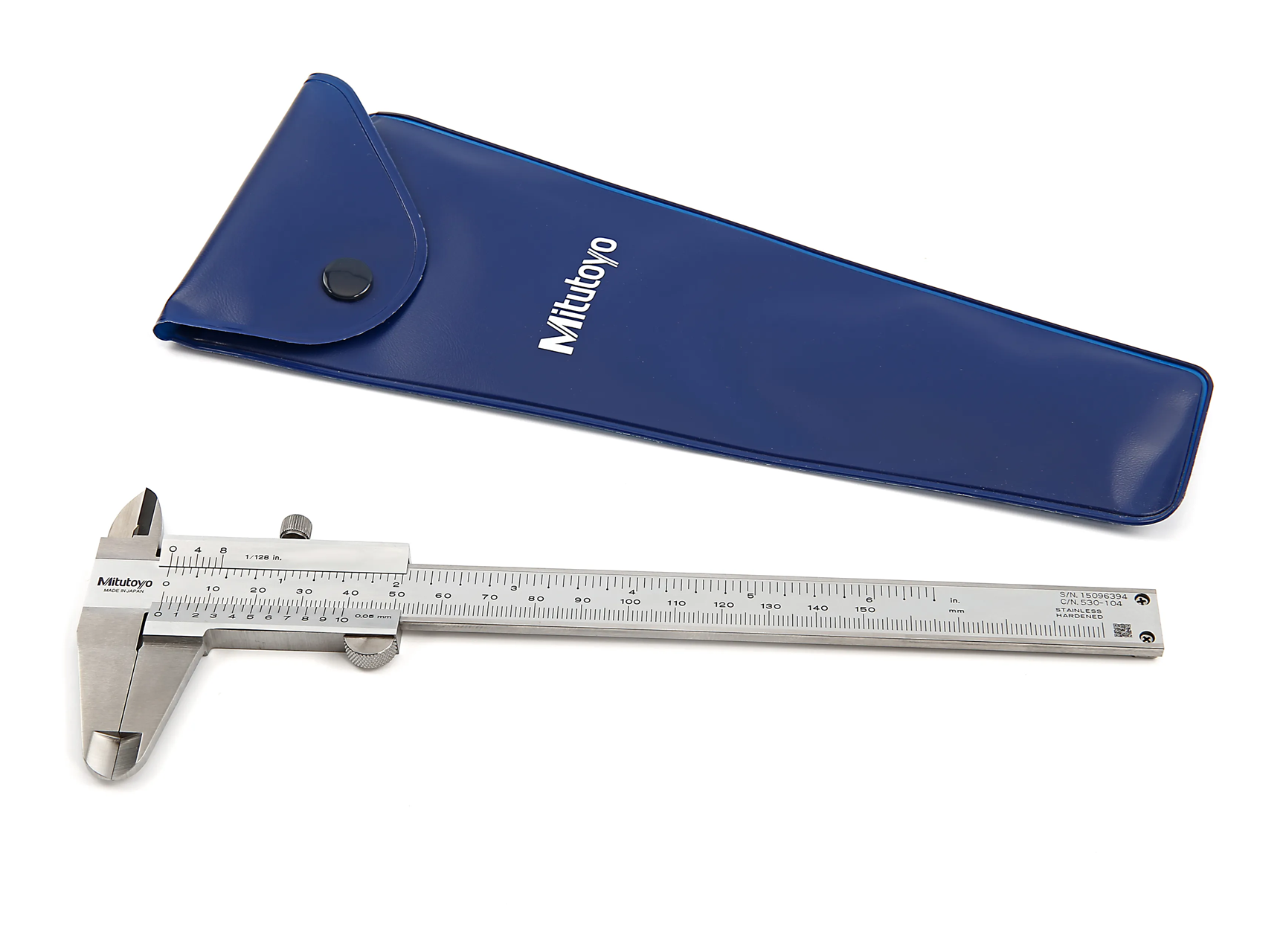 Mitutoyo 530-104 Thước cặp cơ khí (0-150mm/6''x0.05) | Vật Tư Cơ Khí 247