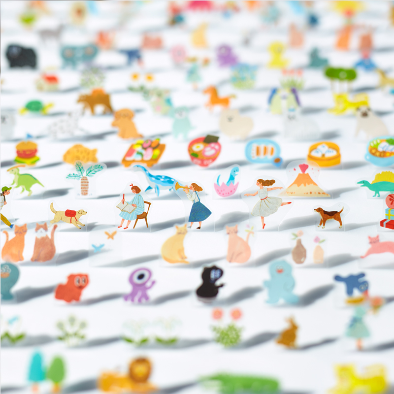 POP UP sticker - POP007 - Alien - KING JIM