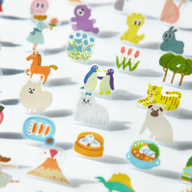 POP UP sticker - POP003 - Animals - KING JIM