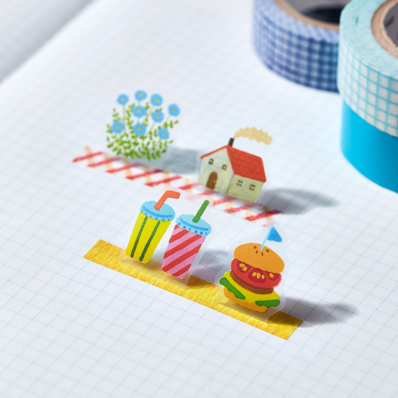 POP UP sticker - POP004 - Food - KING JIM