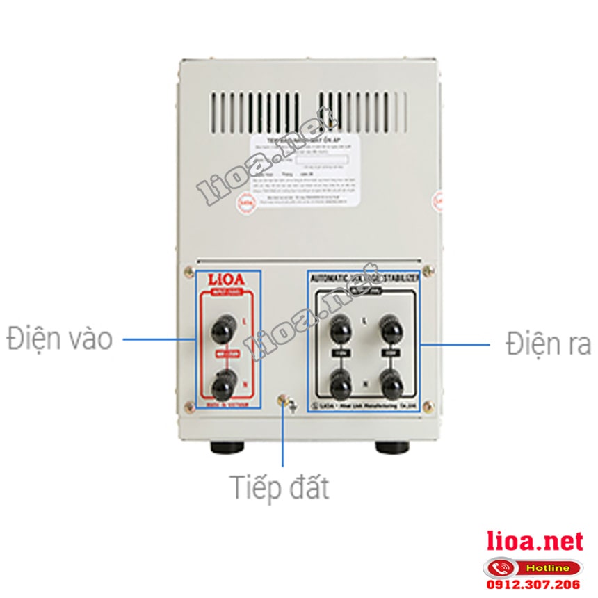 Ổn áp LiOA 5KVA DRI Dải 90V-250V thế hệ mới nhất | lioa.net