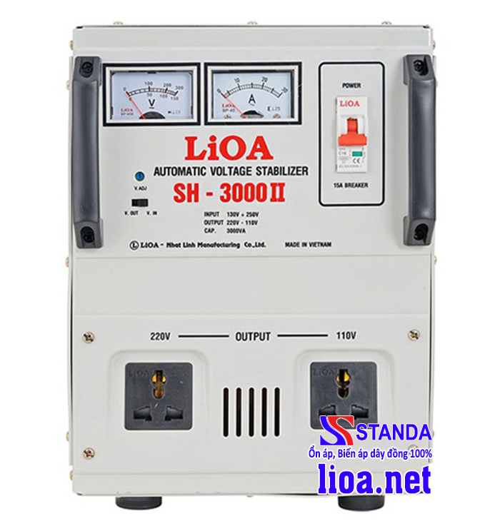 ỔN ÁP LIOA SH 3KVA CHÍNH HÃNG-LIOA 3 KVA-BẢO HÀNH 4 NĂM | lioa.net