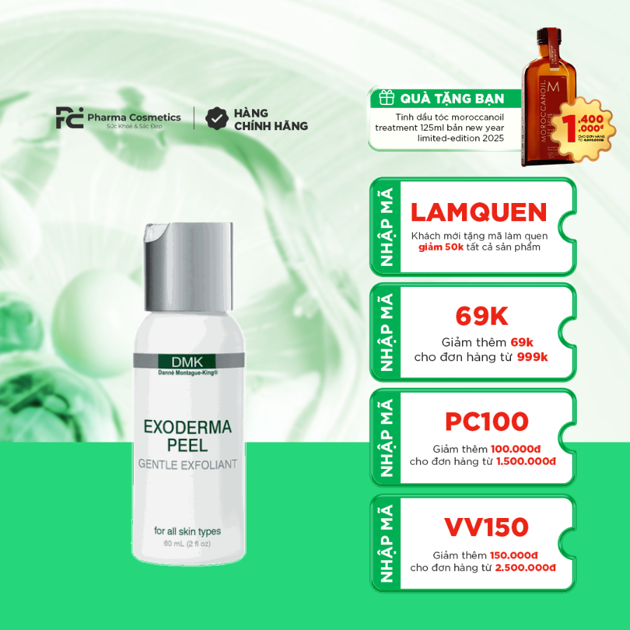 DMK EXODERMA PEEL/ DUNG DỊCH TẨY TẾ BÀO CHẾT DMK EXODERMA PEEL