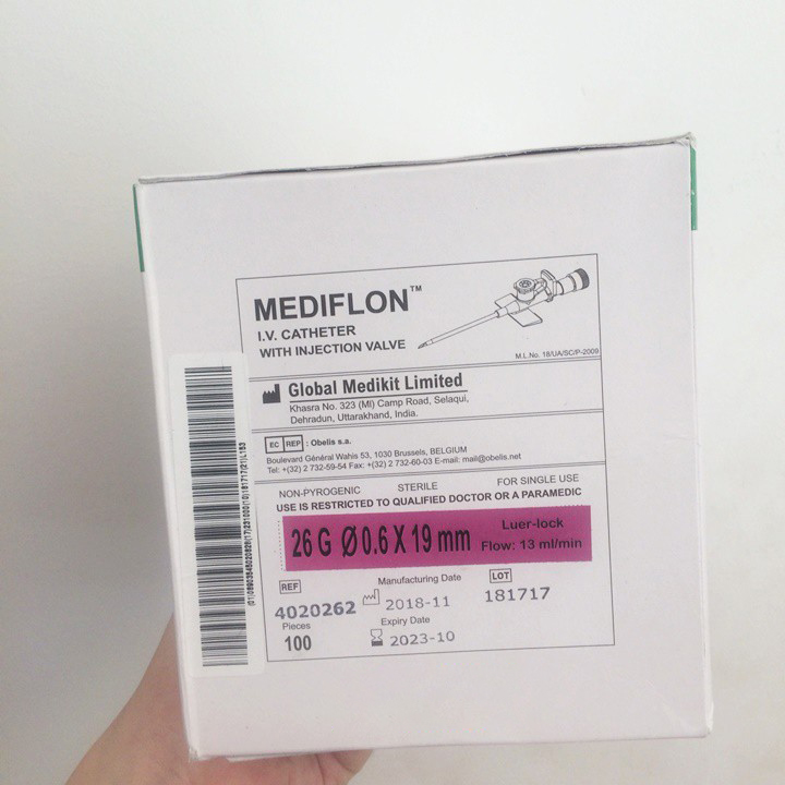 Kim Luồn Tĩnh Mạch Mediflon I.V. Catheter (Ấn Độ) | Dcyk.vn︱ Dụng cụ y khoa, Thiết bị y tế ...