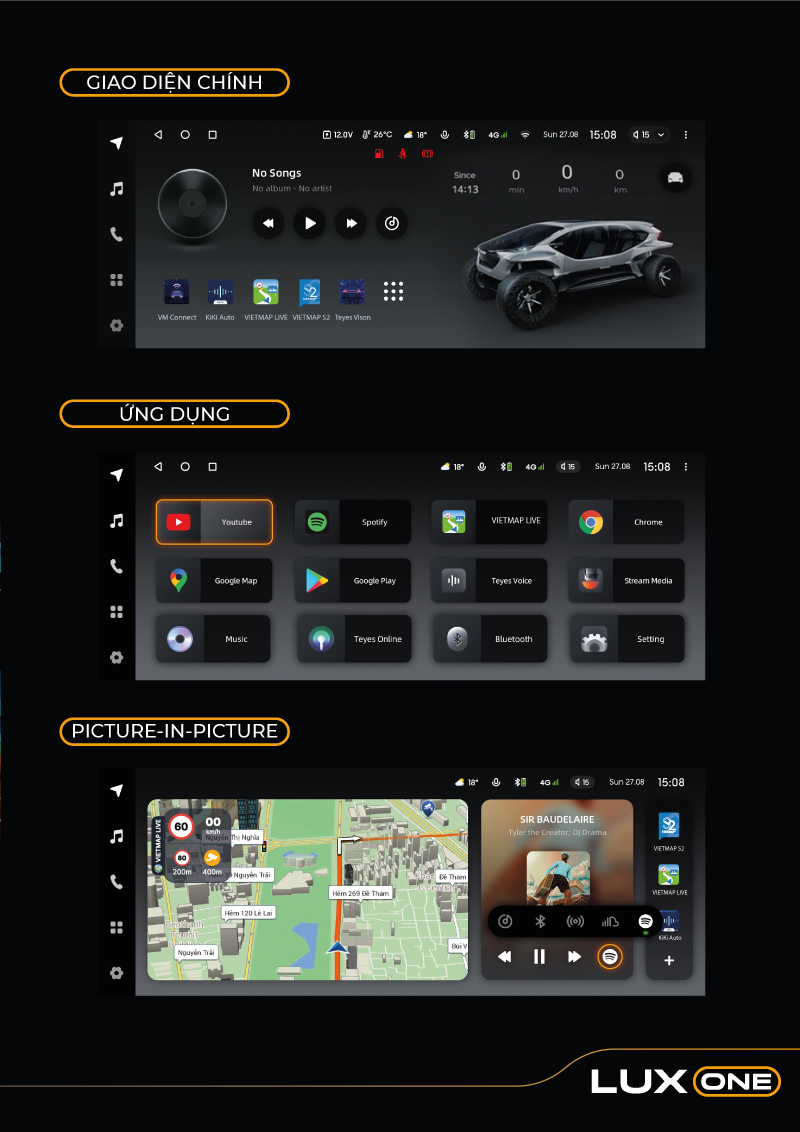 LUX ONE | Công Nghệ Quốc Tế Nâng Tầm Xế Sang