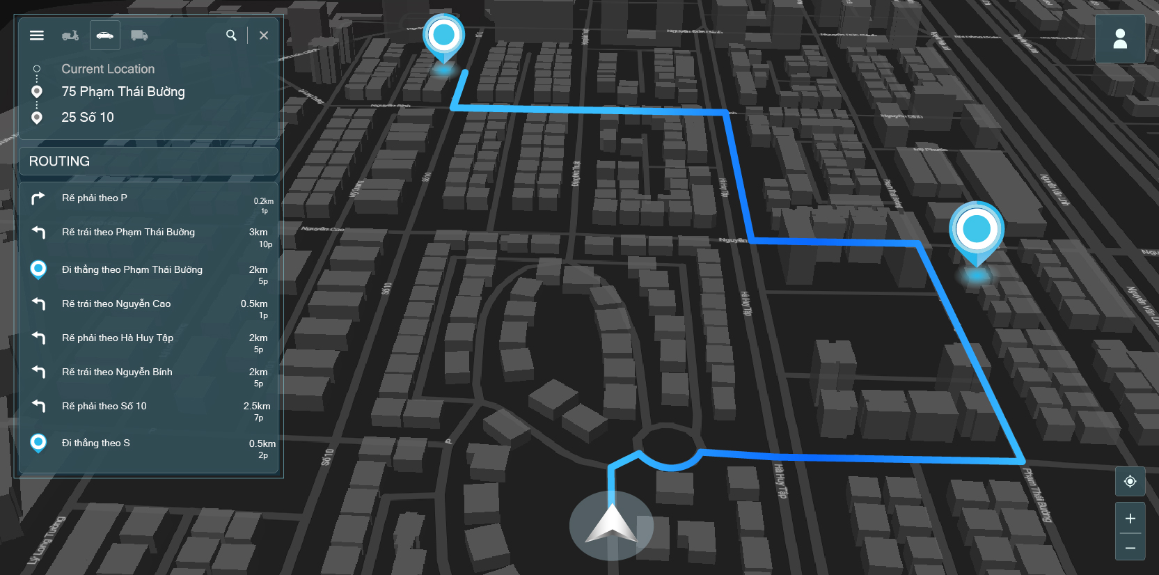 VIETMAP Maps API Routing - tìm đường đi ngắn nhất và nhanh nhất