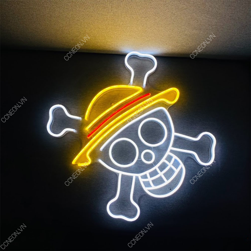 Đèn Trang Trí Led Neon One Piece Màu Trắng, Vàng