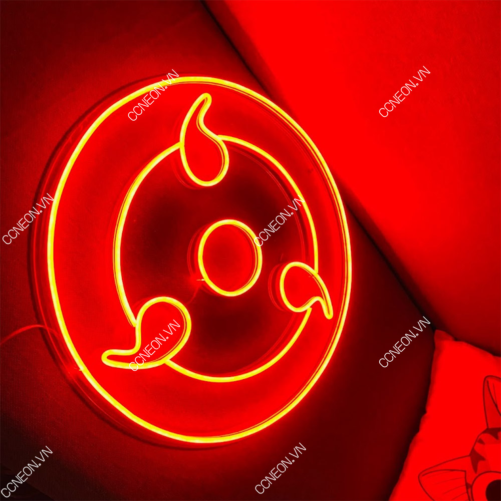 Đèn Trang Trí Led Neon Sign Sharingan Naruto - Anime Led Neon Signs