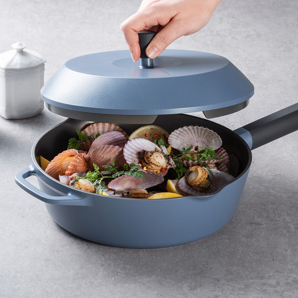 Chảo chống dính 24cm LocknLock Master Deep Pan LMD1245, Hàng chính hãng ...