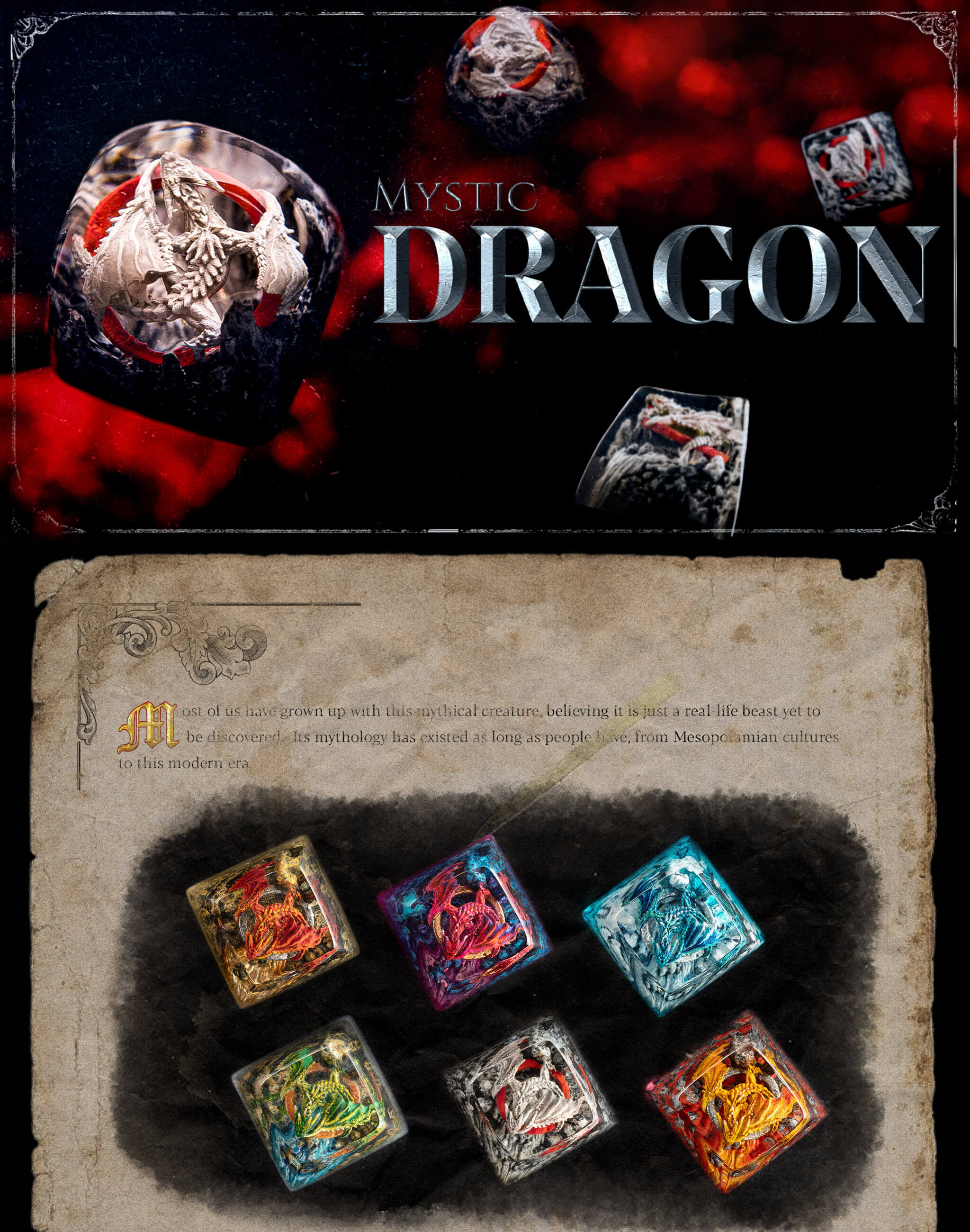 THE MYSTIC DRAGON GLACIER – Mẫu website đồng hồ