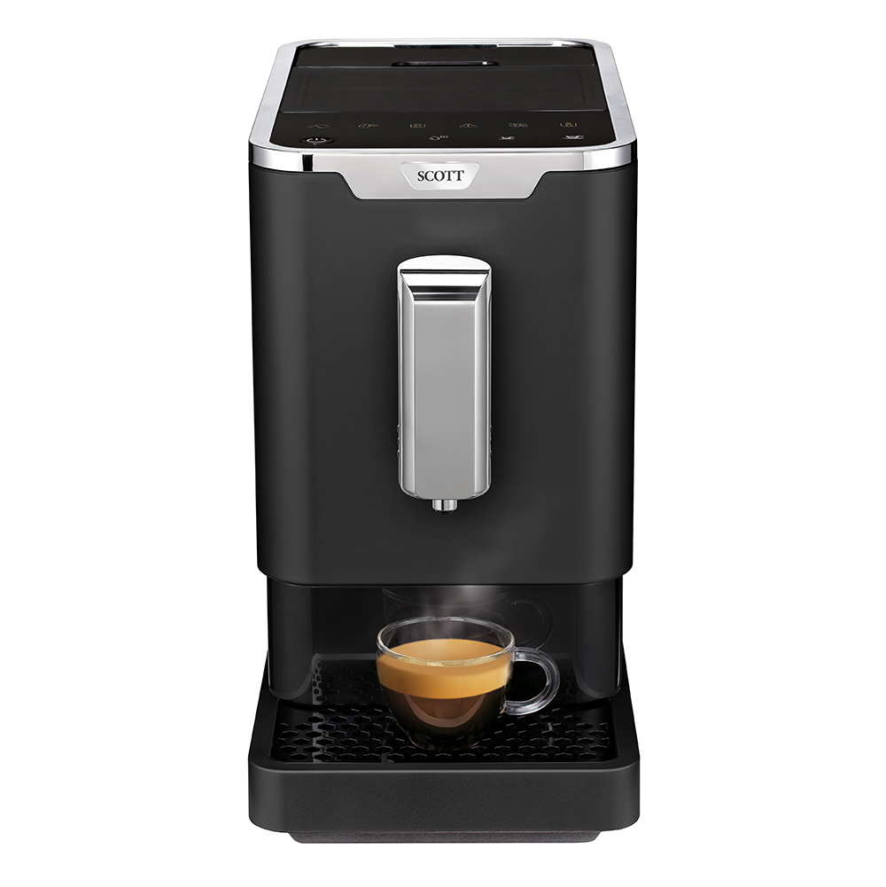 Máy pha, xay cà phê hạt tự động Scott Slimissimo Vnespresso