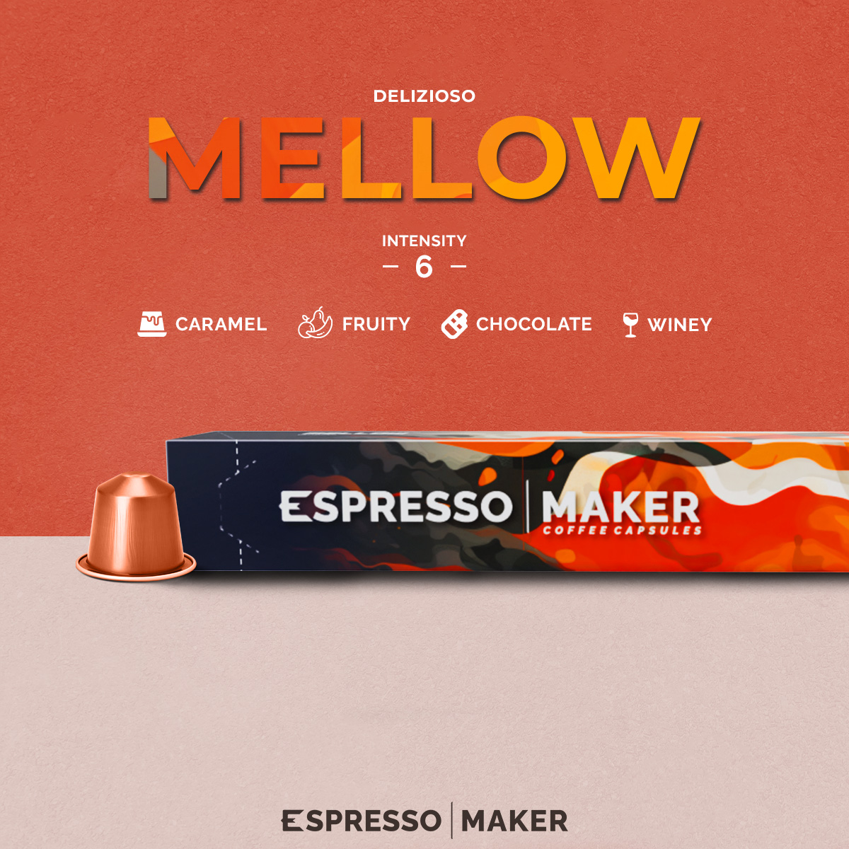 Cà phê viên nén Espressomaker Mellow Vnespresso