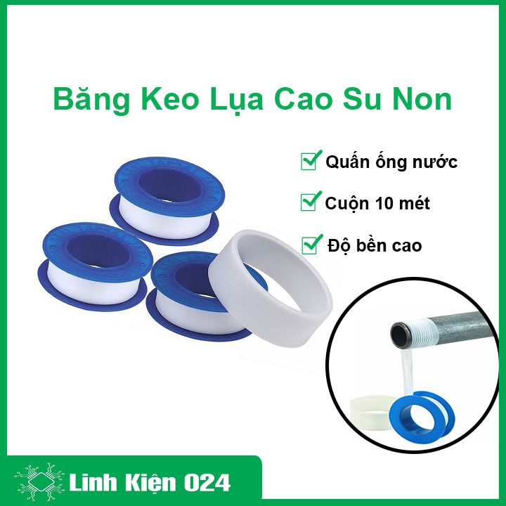 Băng Keo Lụa Nhập Khẩu - Băng Tan - Cao Su Non Quấn Ống Nước - Keo Non ...