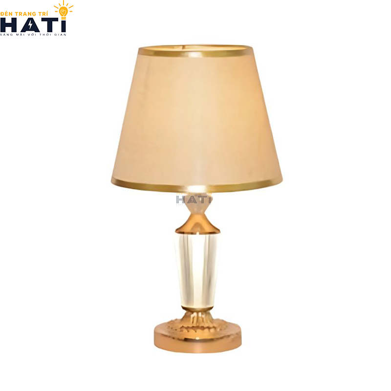 Đèn bàn tân cổ điển Corvella vàng