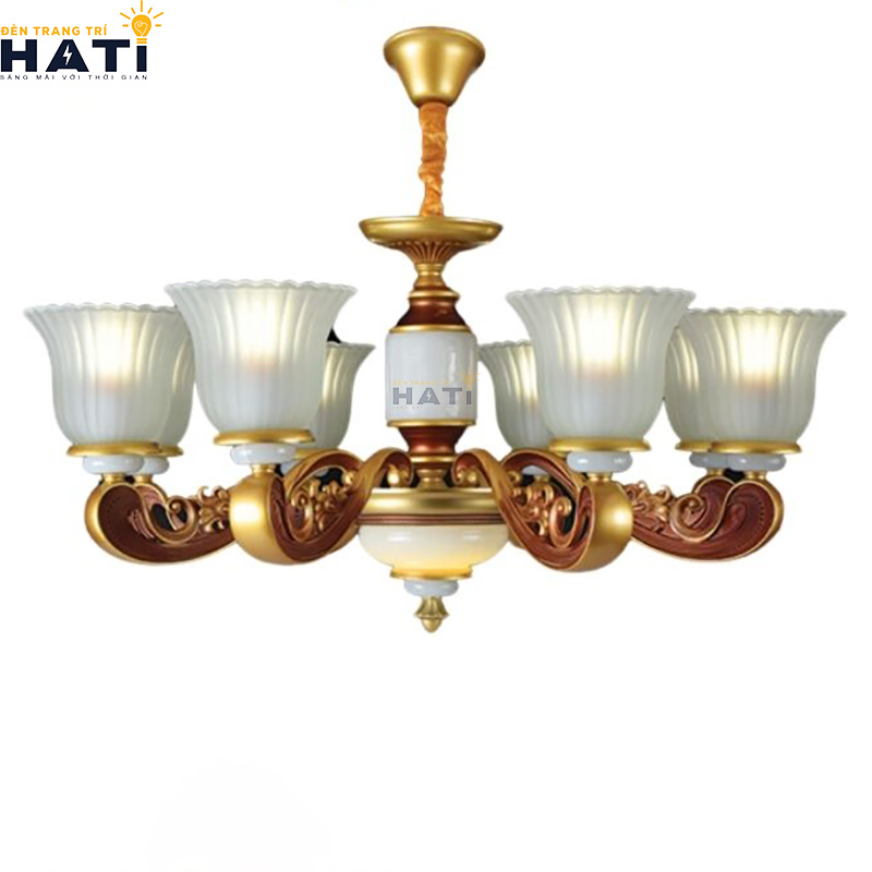 Đèn chùm cổ điển Pedit 8 bóng