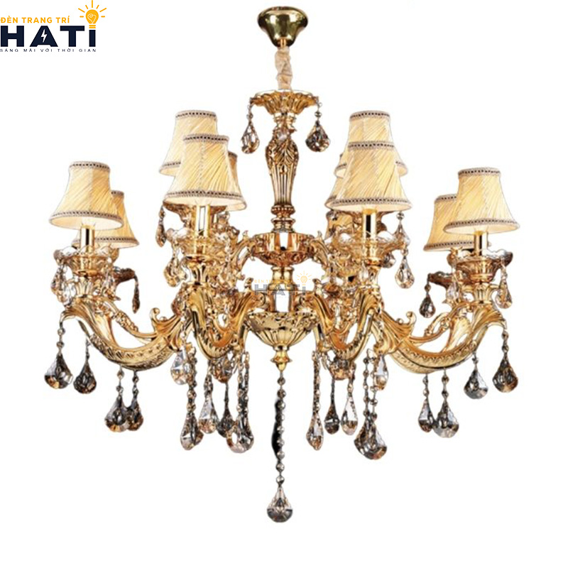 Đèn chùm cổ điển Rodite 12 bóng