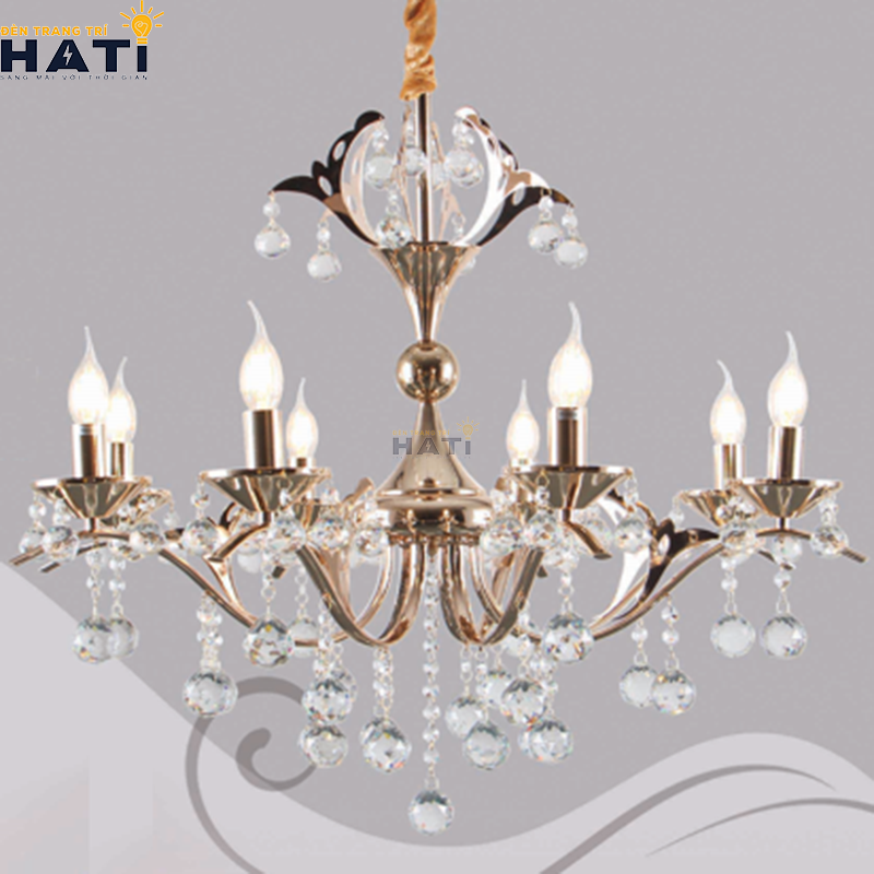 Đèn chùm tâncổ điển Karrie 8 bóng